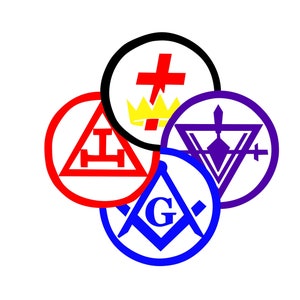 York Rite Quartet- Silhouette and Cricut Cut Files - SVG, JPG, PNG, Gps ...