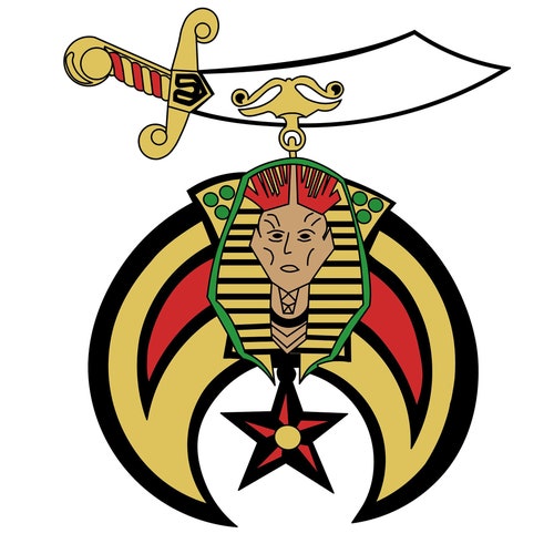 Pharaoh Shrine PH Masonry Silhouette and Cricut Cut Files - Etsy