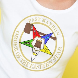 OES Past Matron Badge 2 - Silhouette and Cricut Cut Files - Jpeg, Svg ...