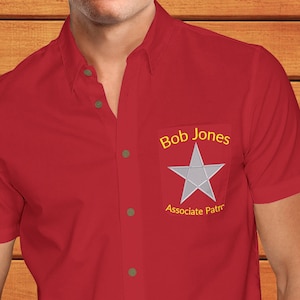 Associate Patron Emblem - Digital Machine Embroidery Design - 2x2. 3x3 ...