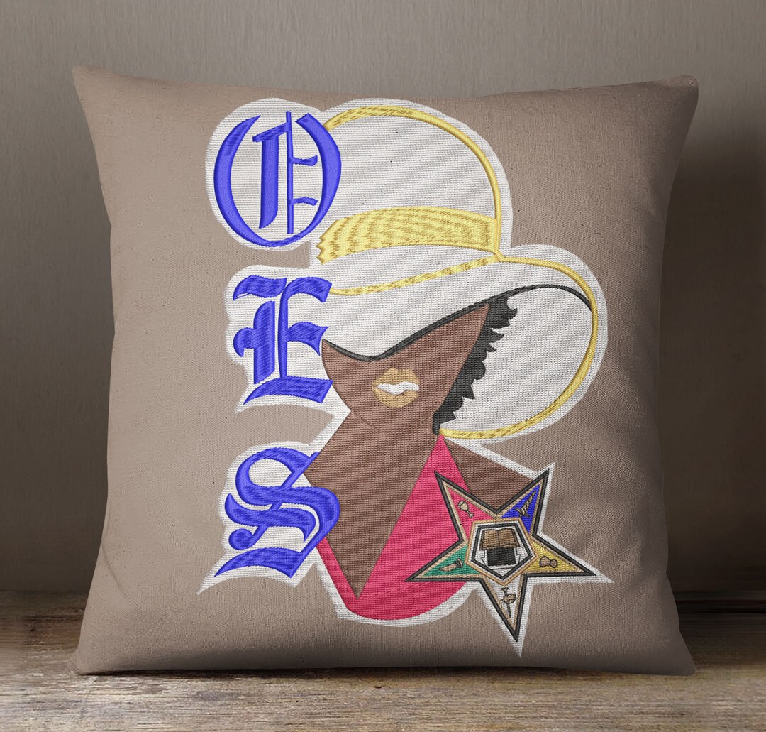 OES Lady in White Hat No FATAL - Eastern Star- Digital Machine ...