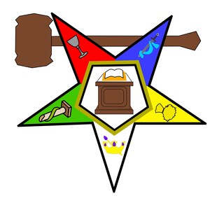 O.E.S. Past Worthy Matron- Silhouette and Cricut Cut Files - Jpeg, Svg ...