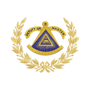 RW Deputy Grand Master -digital Master Embroidery Design - 4x4, 5x5 ...