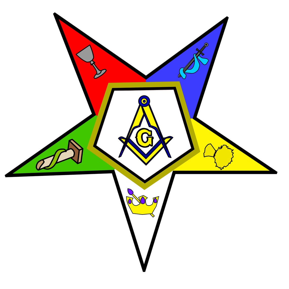 O.E.S. Worthy Patron Silhouette Cut Files Jpeg Svg Eps | Etsy