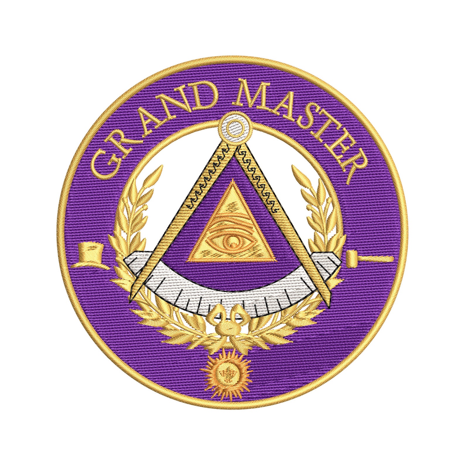 Grand Master Emblem Square and Compasses With the Rocker digital ...