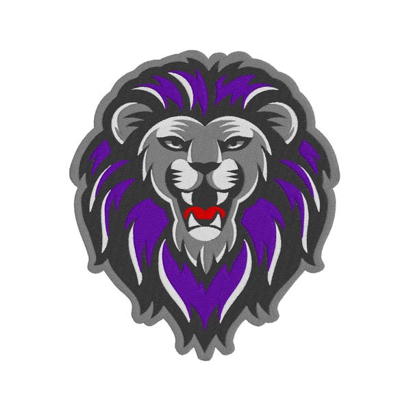 Lion Mascot Svg - Etsy