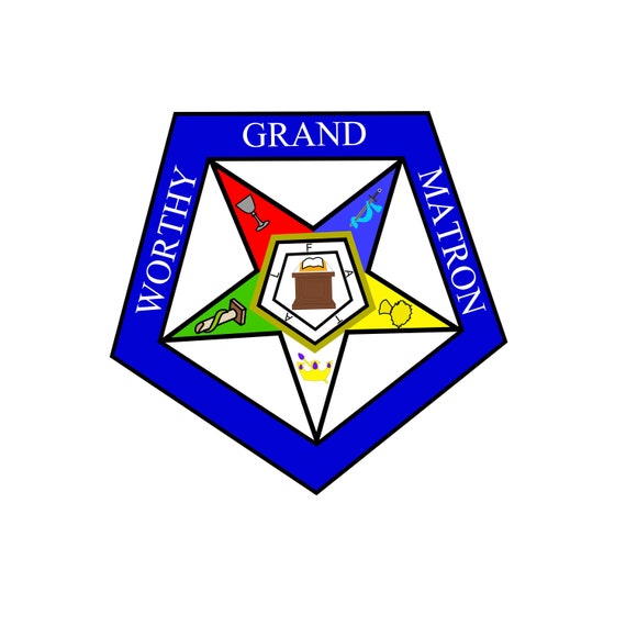 O.E.S. Worthy Grand Matron 2 Different Designs Silhouette | Etsy