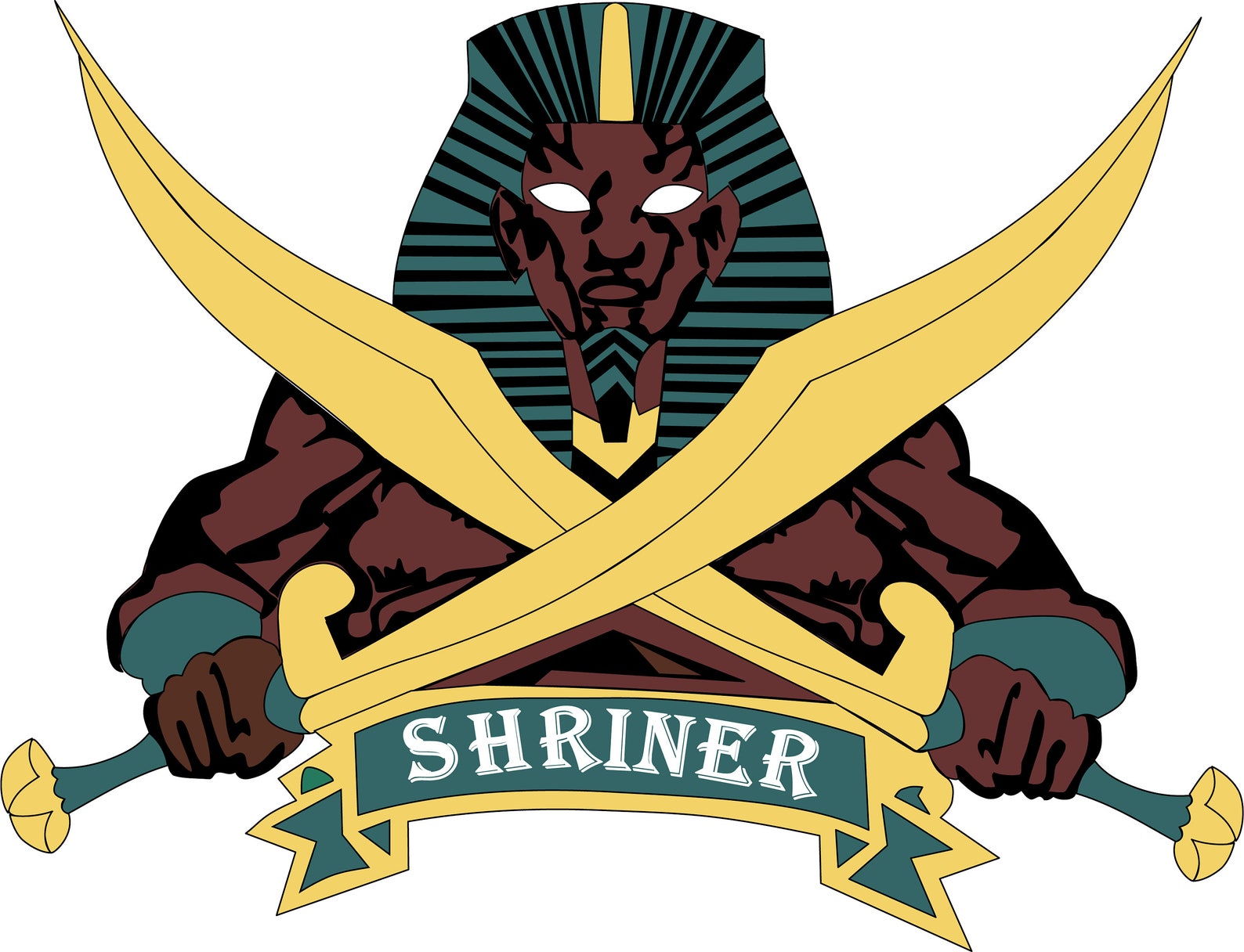 Shrine Knight 2- PH Masonry- Silhouette and Cricut Cut Files - Jpeg ...