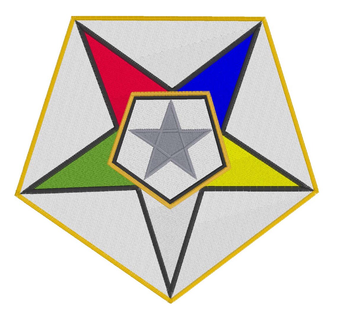 O.E.S. Associate Grand Patron Emblem Embroidery Design | Etsy