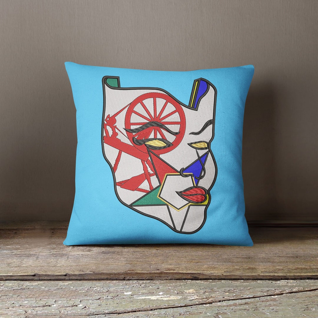 Heroines of Jericho & OES Harlequin Mask - Digital Machine Embroidery ...