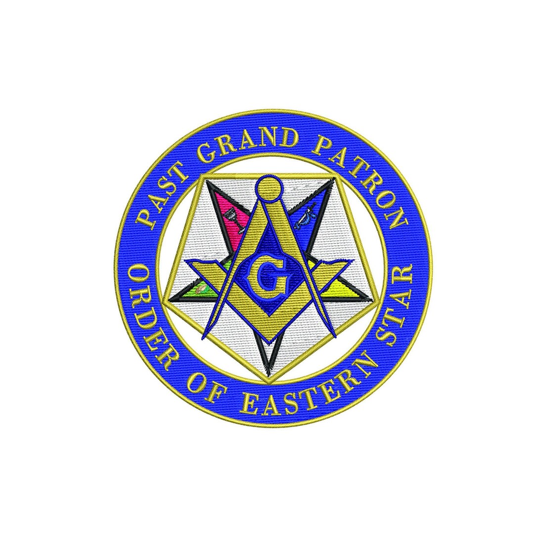 PHA OES Past Grand Patron- Officer Designs -embroidery Design Digital ...