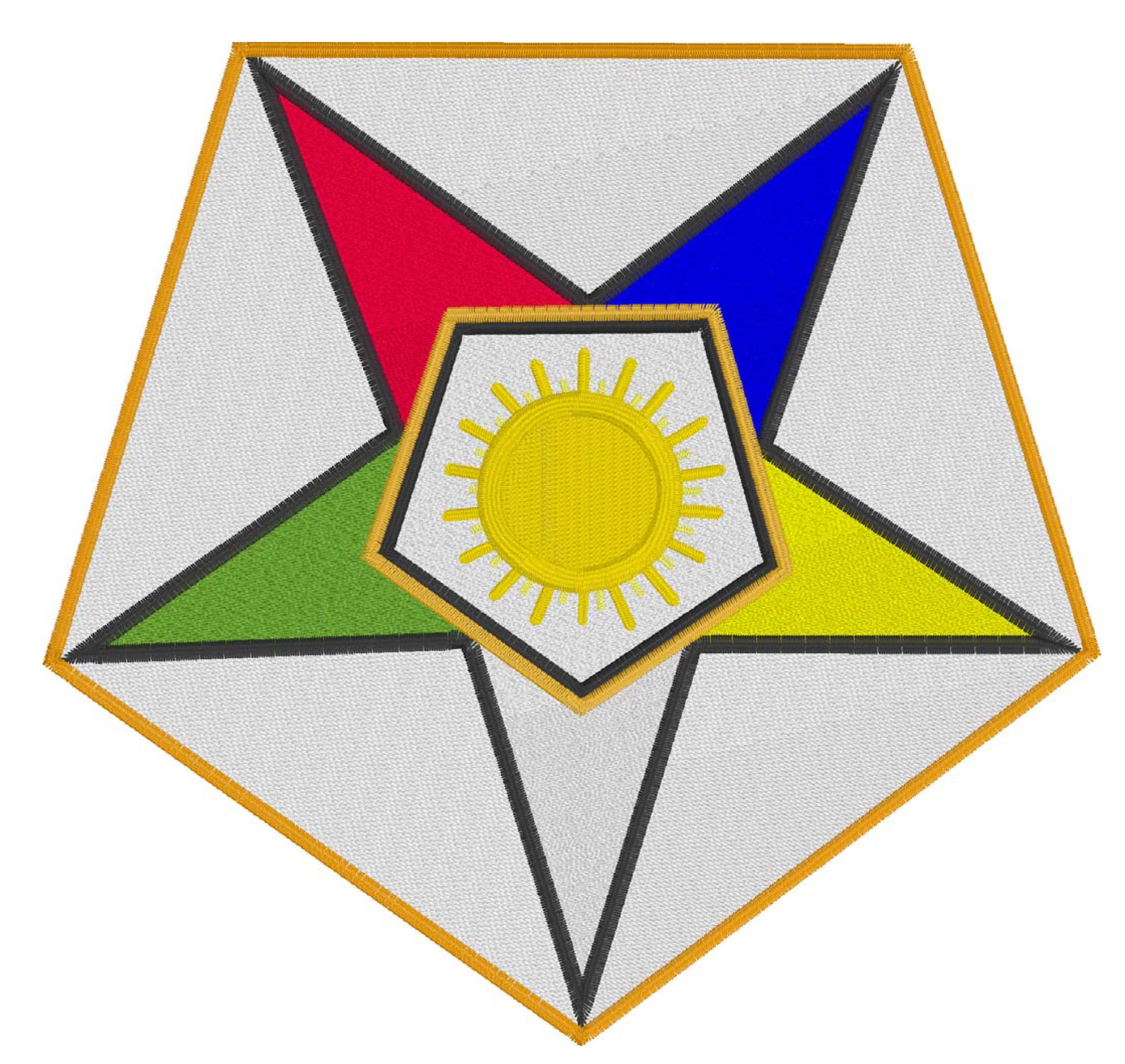 O.E.S. Associate Grand Matron Emblem Embroidery Design | Etsy