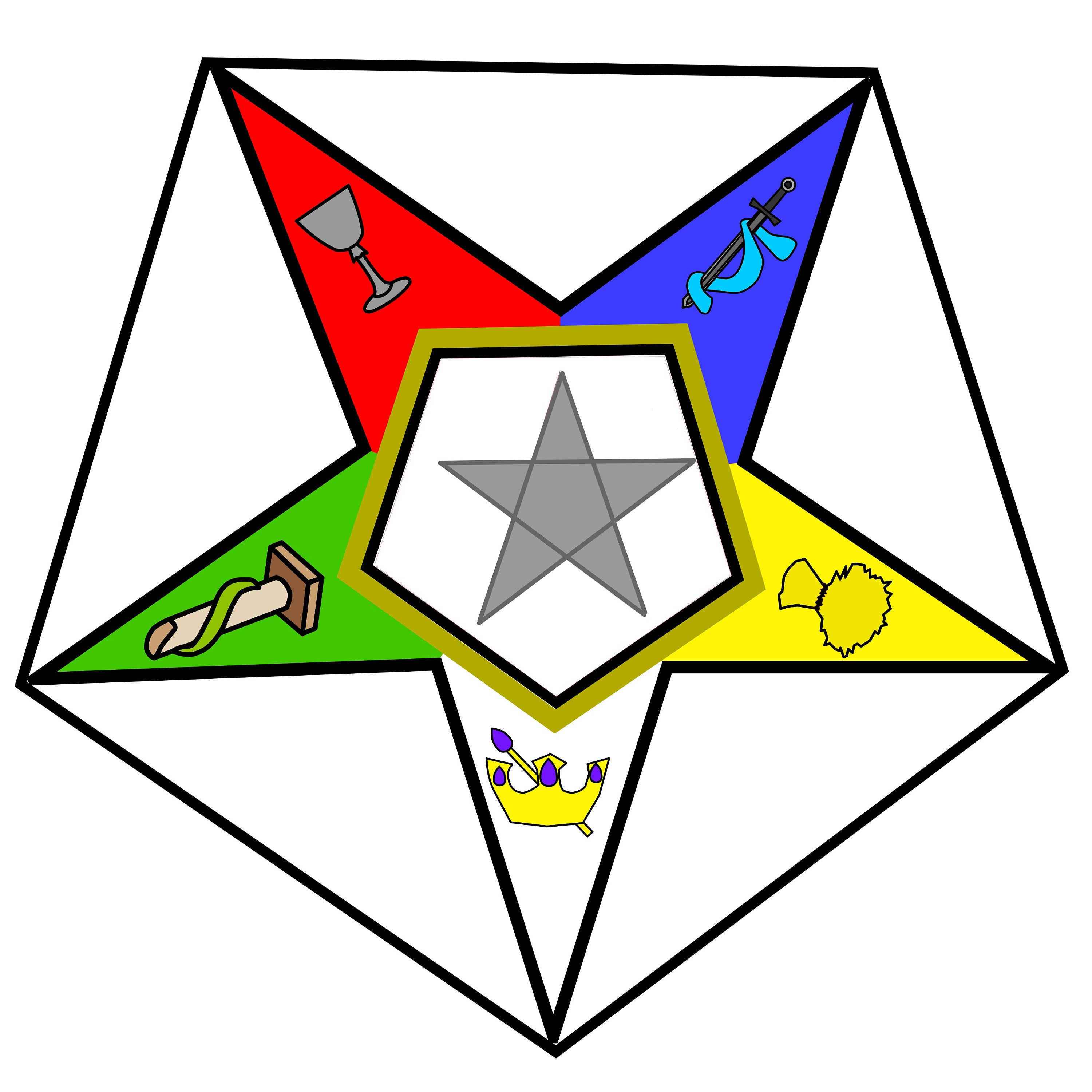 O.E.S. Associate Grand Patron Silhouette Cut Files Jpeg - Etsy