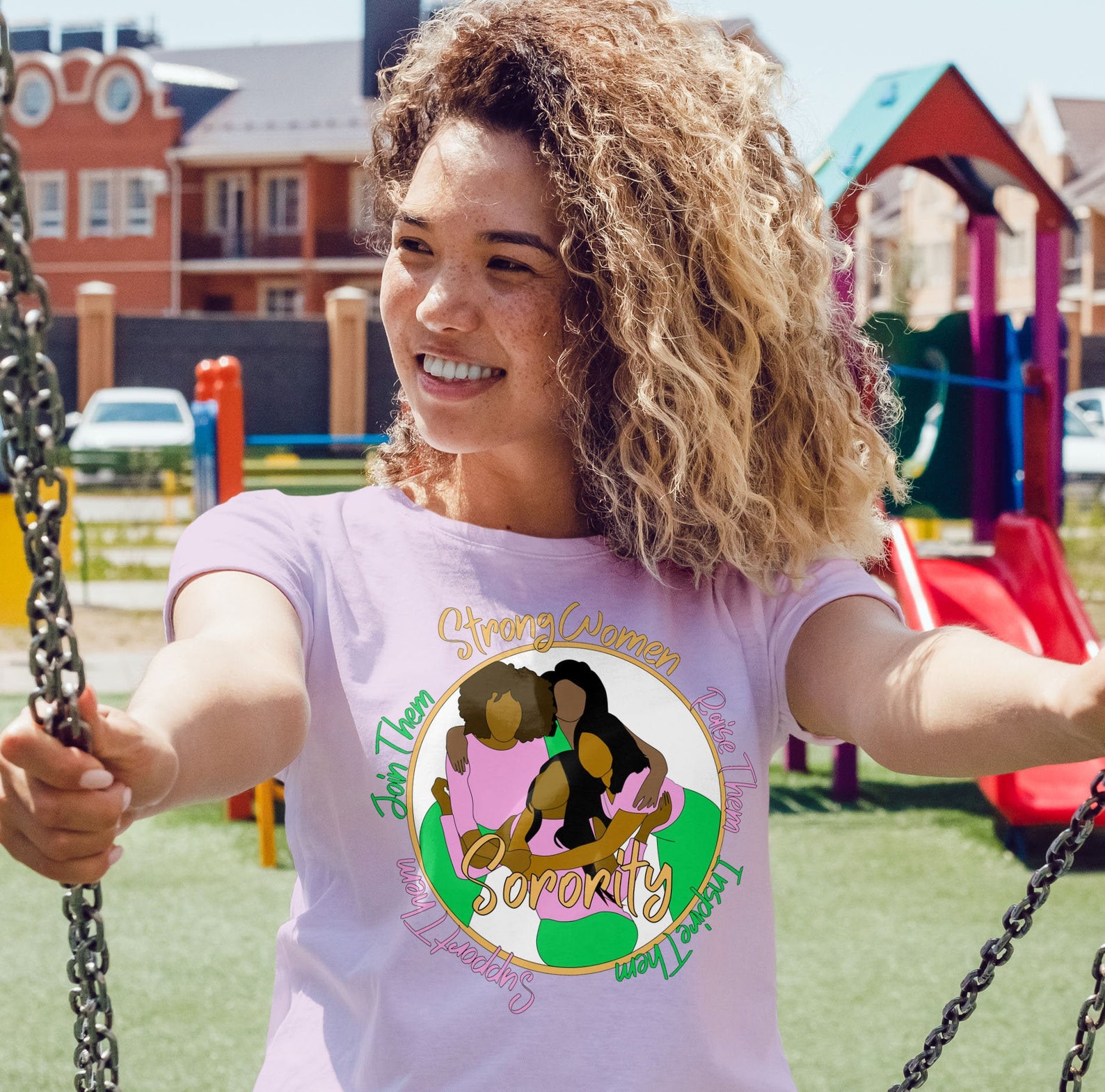 Green and Pink Strong Women Silhouette Cut Files Jpeg - Etsy