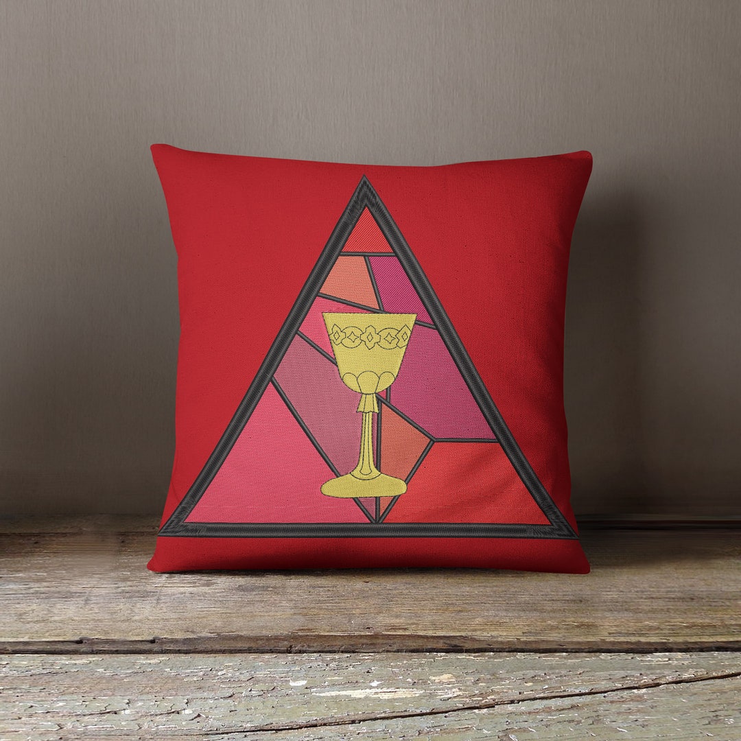 O.E.S. Electa Stained Glass Emblem - Digital Machine Embroidery Design ...