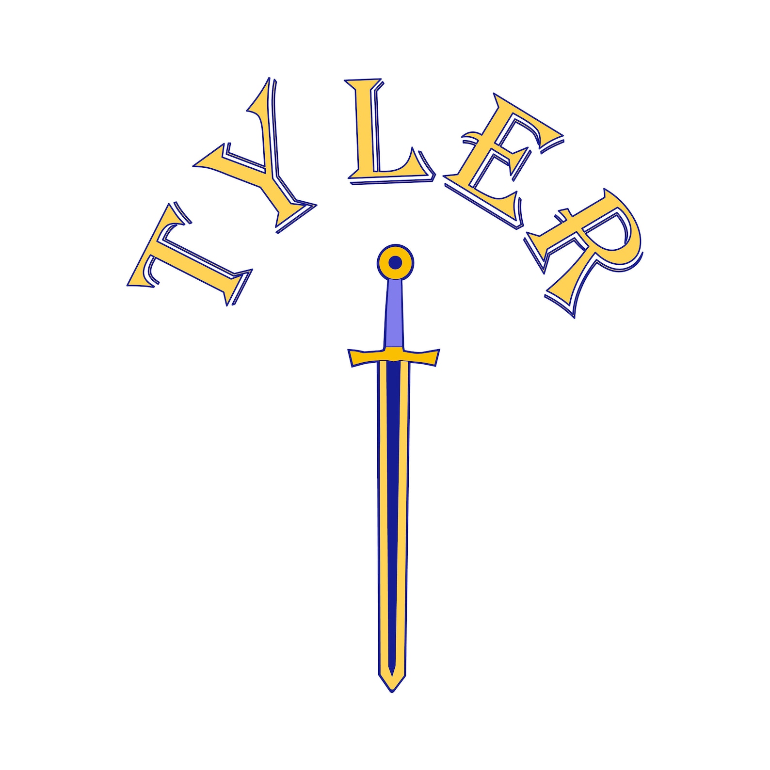 Lodge Tyler Badge SVG Silhouette & Cricut Cut Files Jpeg - Etsy