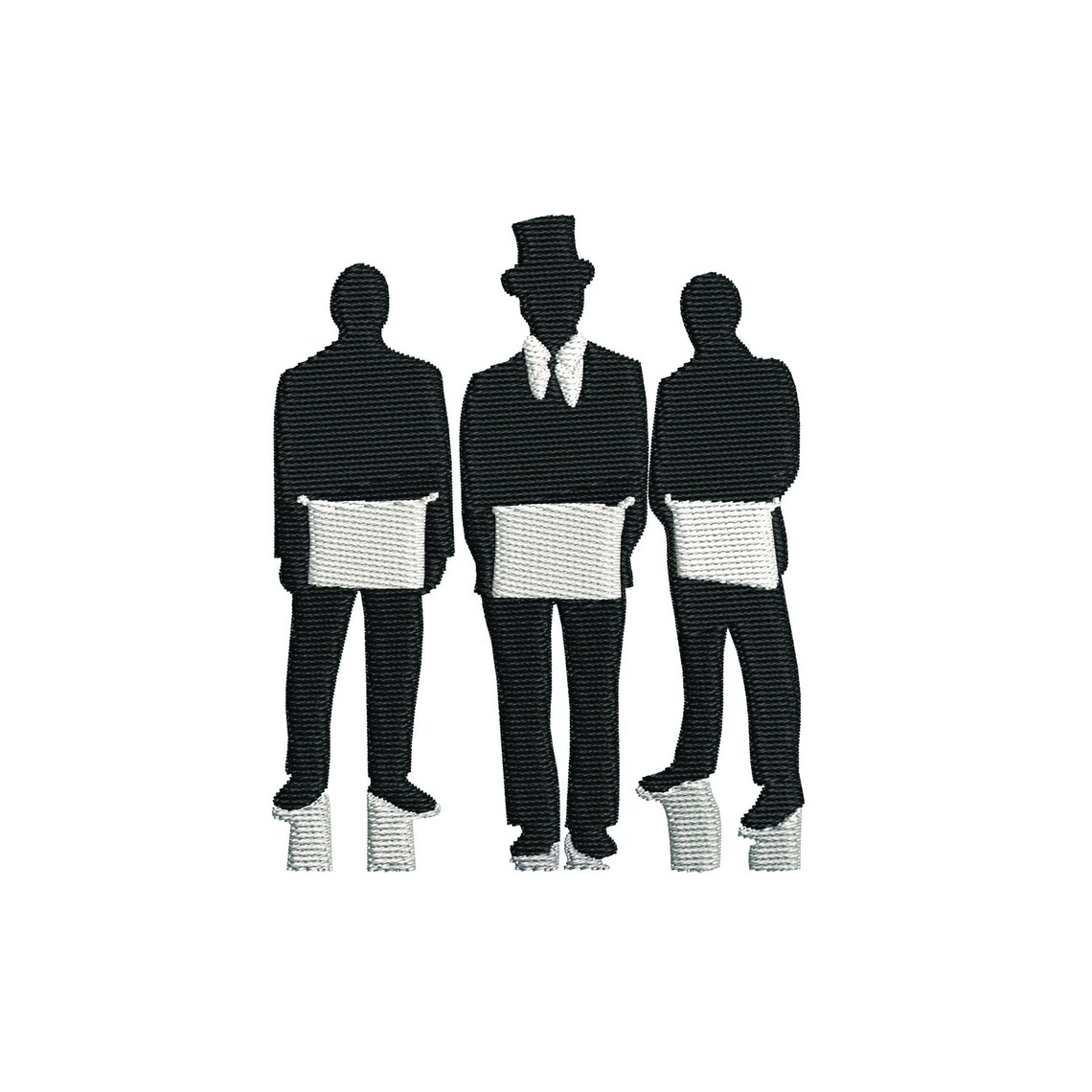 Men in Black - Masonry - Digital Embroidery Design - 3x3.5, 4x4, 5x6 ...