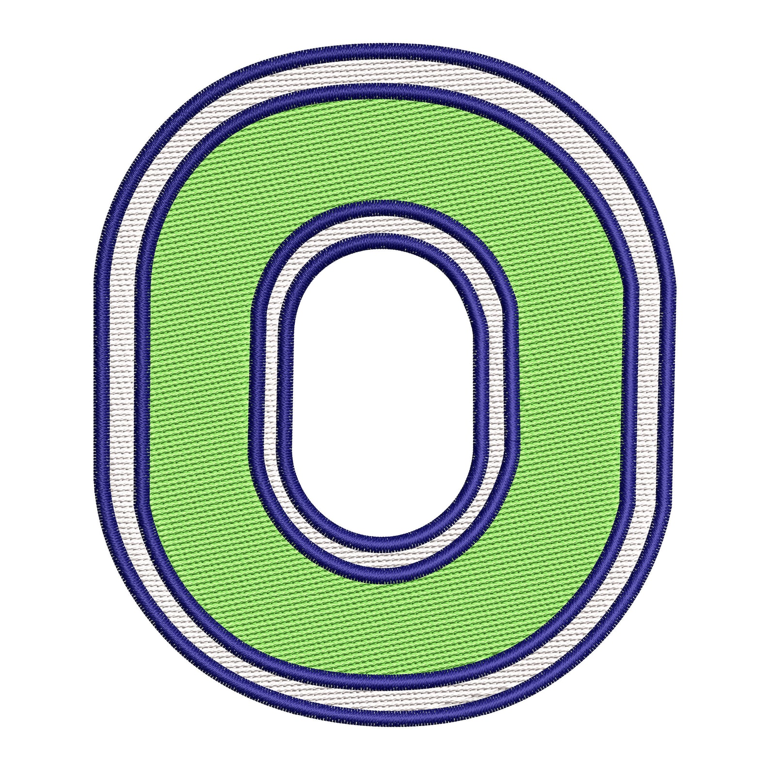 Greek Letters Omnicron or O Digital Machine Embroidery Design | Etsy