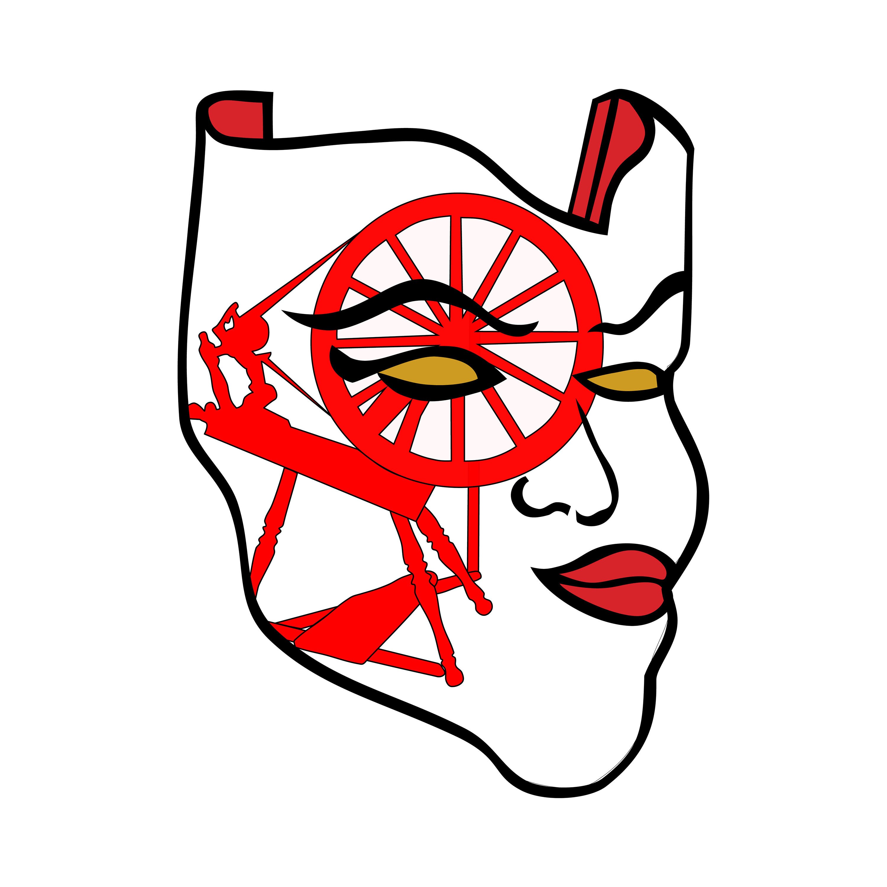 Heroines of Jericho Harlequin Mask- Silhouette and Cricut Cut Files ...