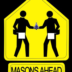 Masons Ahead - Road Sign - PH Masonry- Silhouette Cut Files - Jpeg, Svg ...