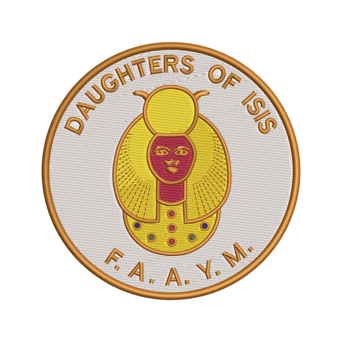 DOI Patch Daughters of Isis Digital Machine Embroidery - Etsy