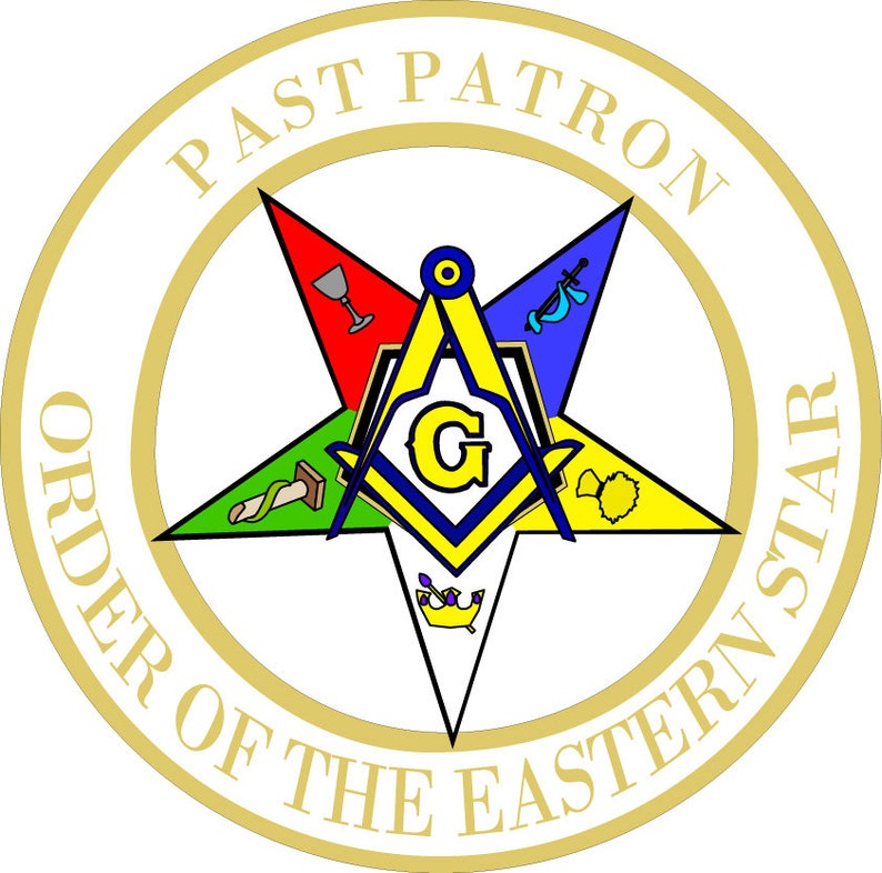 OES Past Patron Badge - Silhouette and Cricut Cut Files - Jpeg, Svg ...
