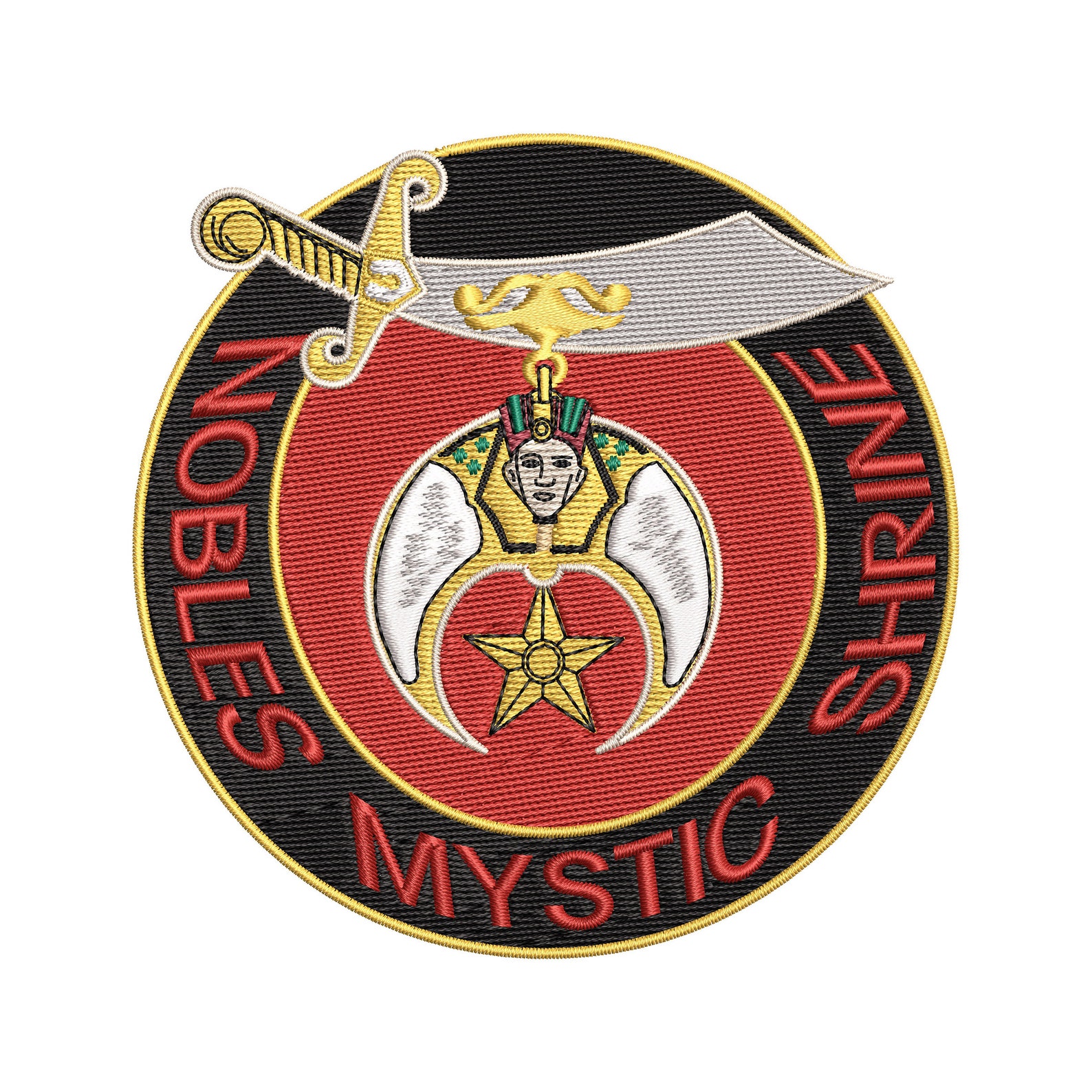 Shrine Patch With Star Digital Machine Embroidery Design - Etsy