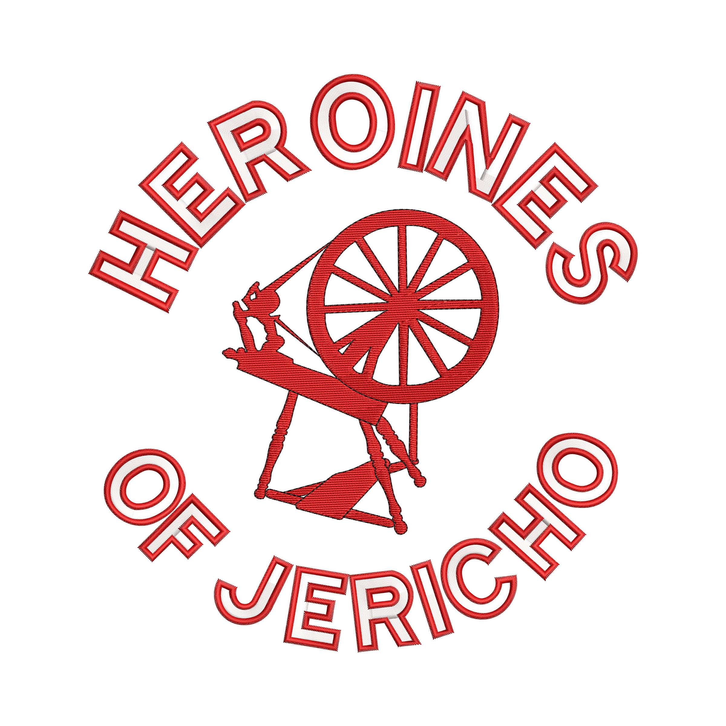 Heroines of Jericho Design 3 Digital Machine Embroidery | Etsy