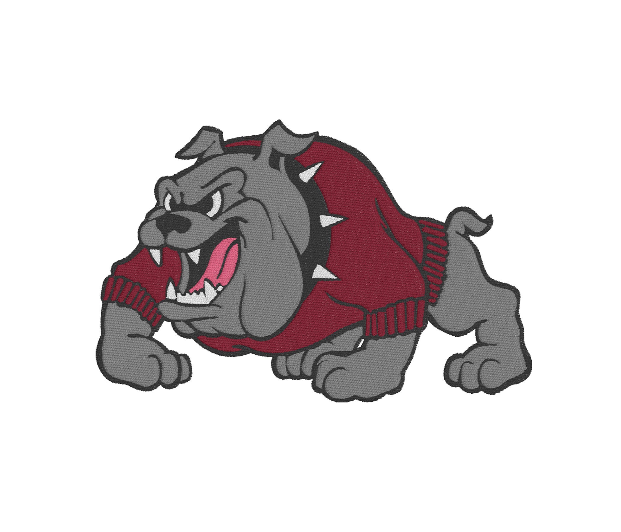 Bulldog in a Sweater- Embroidery Design - 3x4, 4x6, 6x8, 7x10 - Etsy