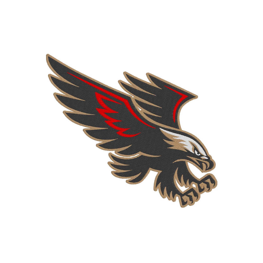 Hawks Team Mascot - Embroidery Design - 4x4, 6x6, 7x8, 9x10, 11x12 - Etsy