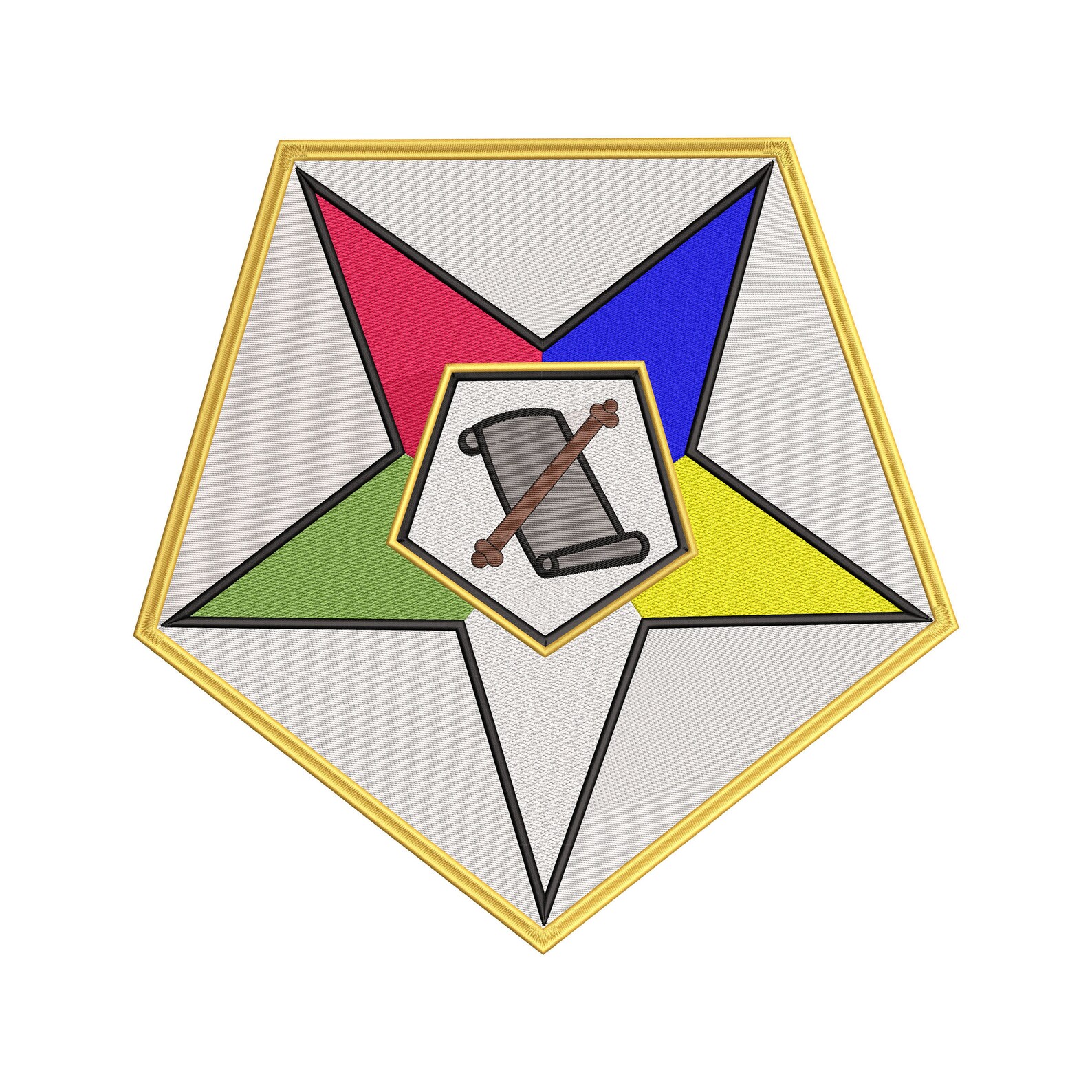 O.E.S. Grand Conductress Emblem Digital Machine Embroidery - Etsy