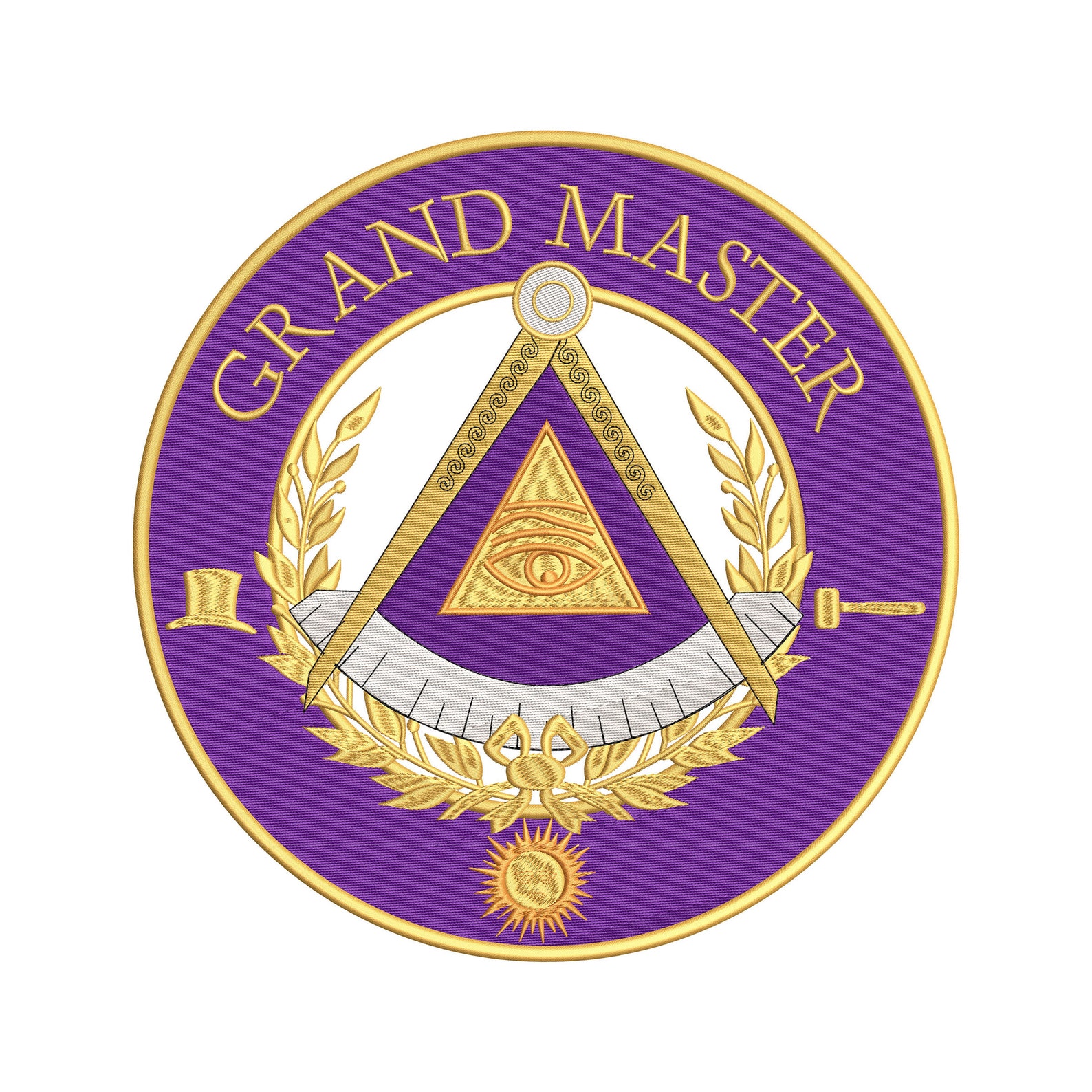 Grand Master Emblem Square and Compasses With the Rocker digital ...