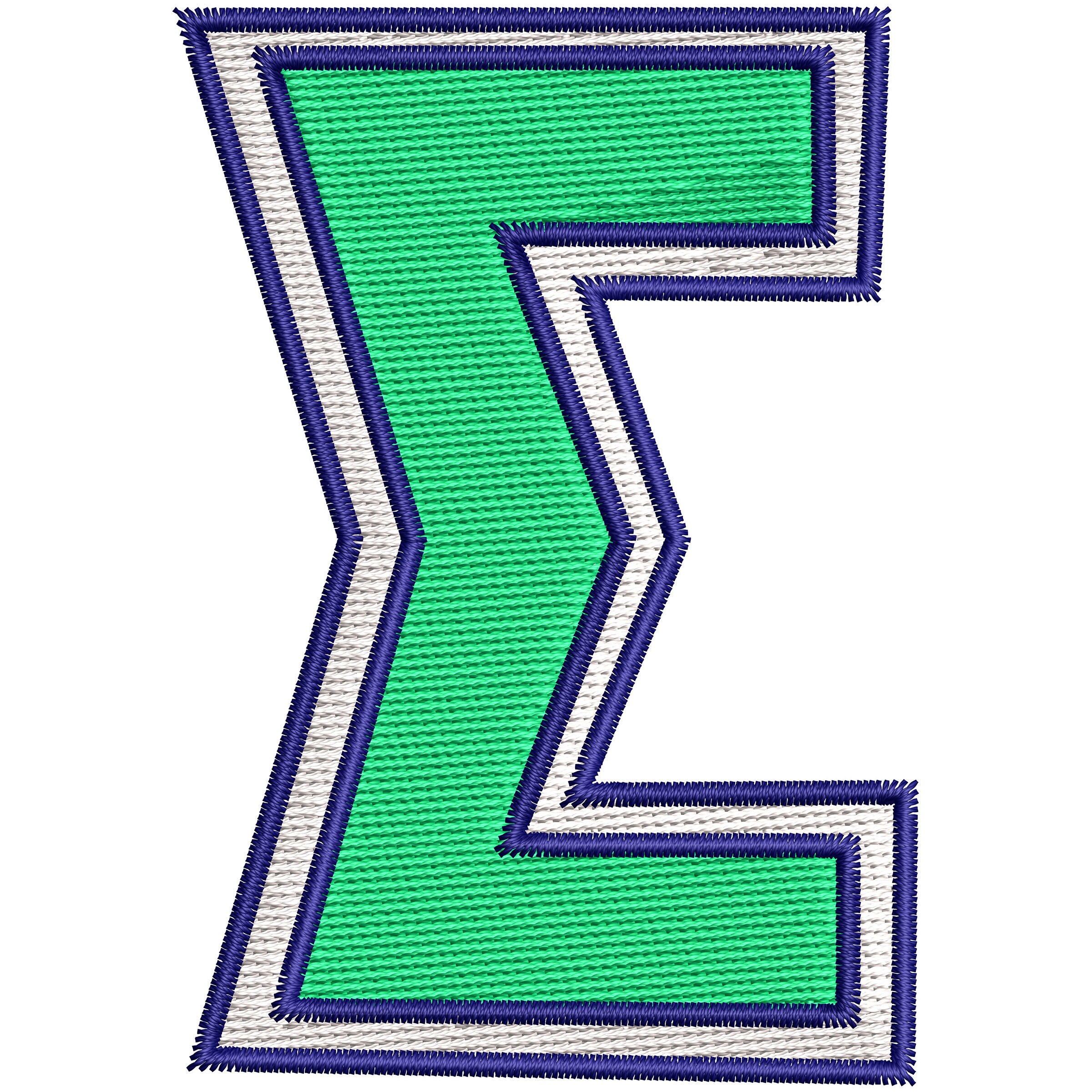 Greek Letters Sigma - Digital Machine Embroidery Design - 2.5x2.5, 3x3 ...