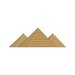 Triple Pyramids - Digital Machine Embroidery Design - 2x3, 2x4, 2x5 ...