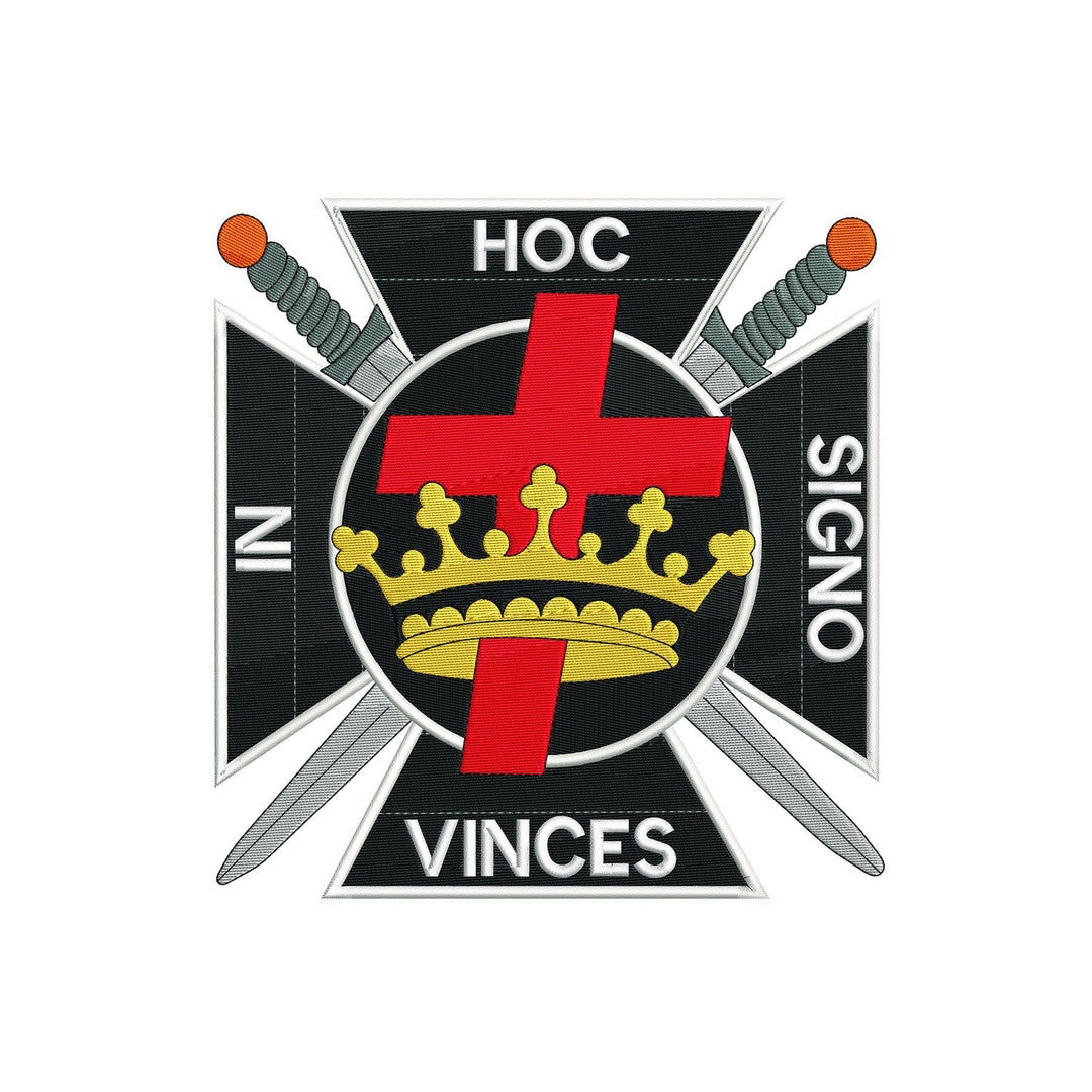 York Rite Emblem - Digital Embroidery Design - 3.5x3.5, 4x4, 6x6, 8x8 ...