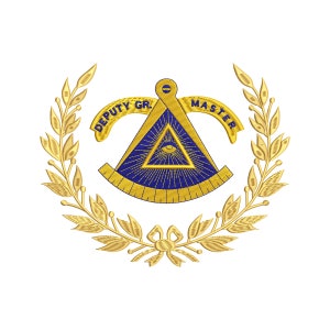 RW Deputy Grand Master -digital Master Embroidery Design - 4x4, 5x5 ...