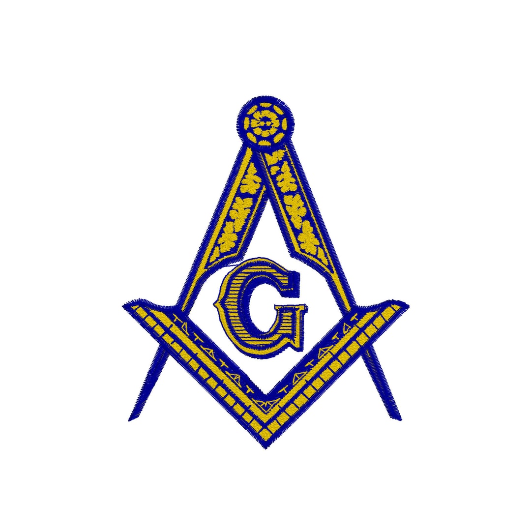 Entered Apprentice 4x4 - Square and Compasses - Embroidery Design ...