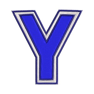 Greek Letters Upsilon or Y - Digital Machine Embroidery Design - 2.5x2 ...