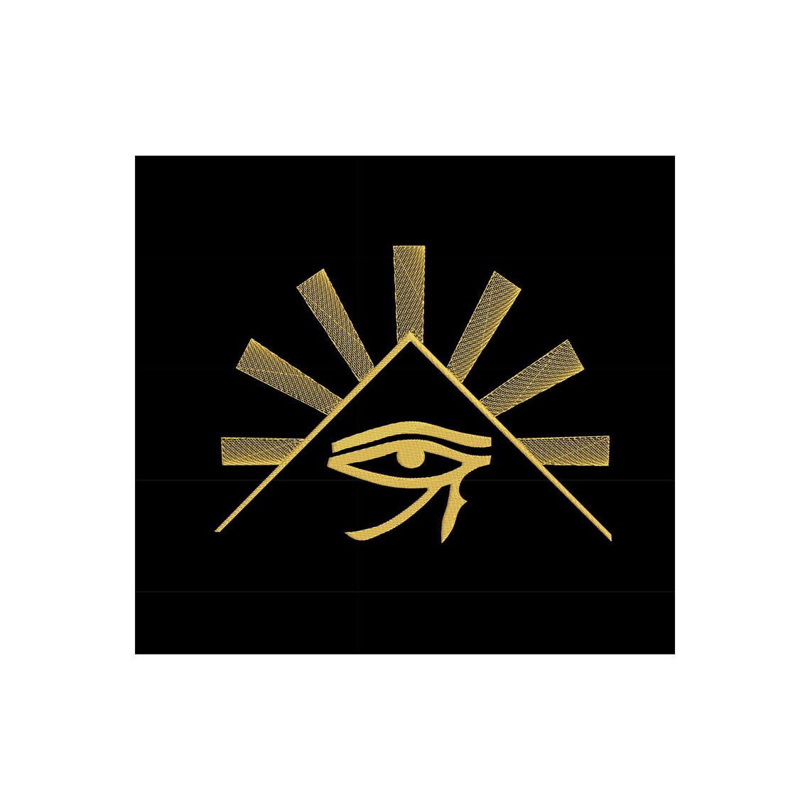 Glowing Eye of Ra Embroidery Design 3x4 5x6 6x8 8x10 - Etsy