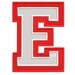 OES "e" Filled Letter - Digital Machine Embroidery Design - 2x2, 3x3 ...