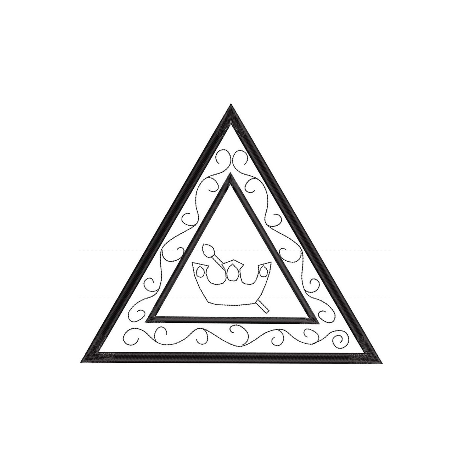 OES Esther Starpoint Badge Blackwork - Officer Designs -embroidery ...