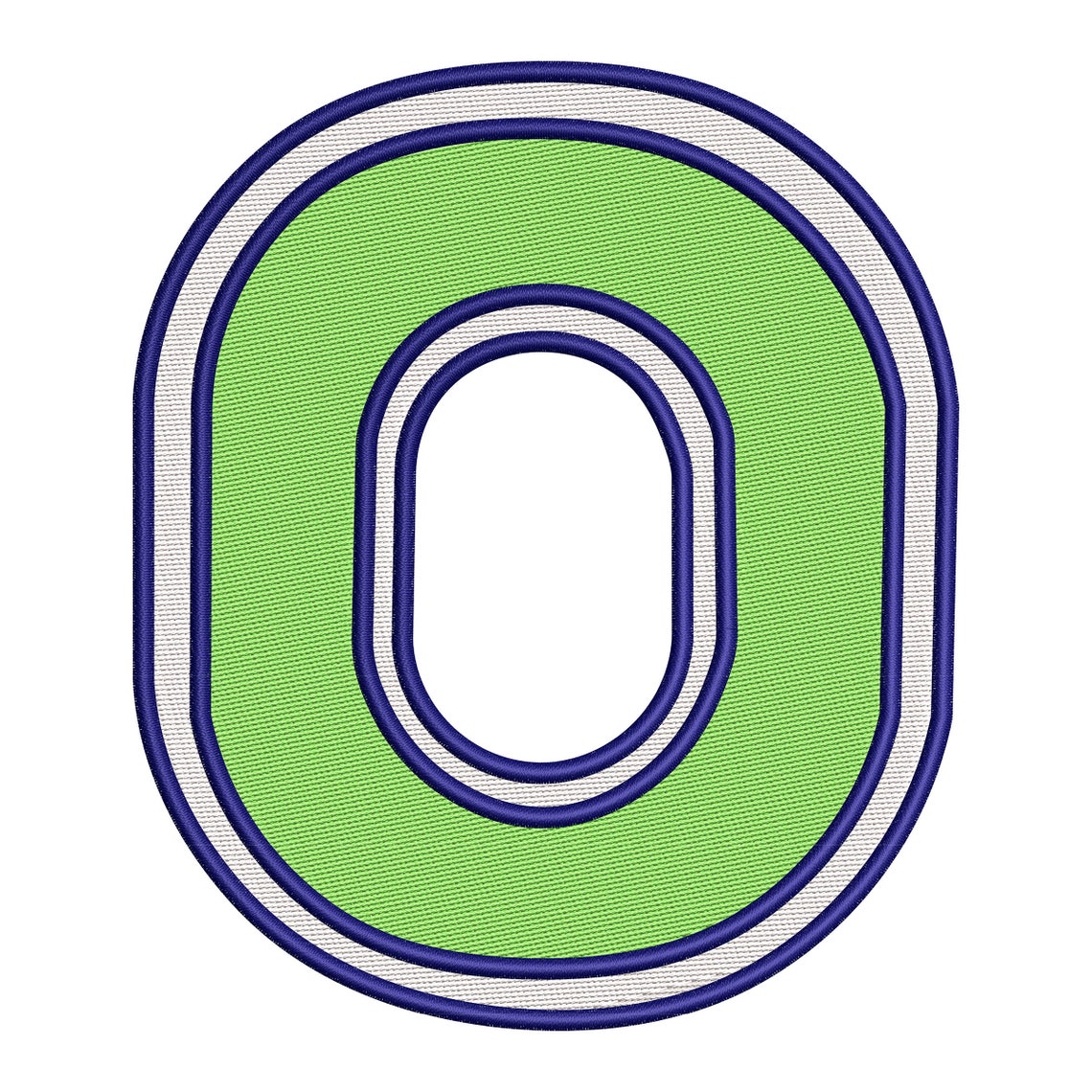 Greek Letters Omnicron or O- Digital Machine Embroidery Design - 2.5x2 ...