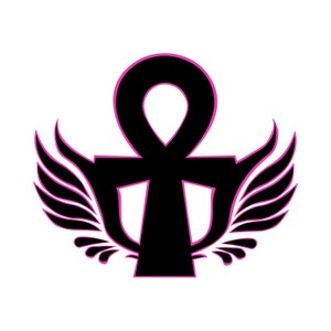 Ankh With Wings - Silhouette and Cricut Cut Files - Jpeg, Svg, Eps, Png ...