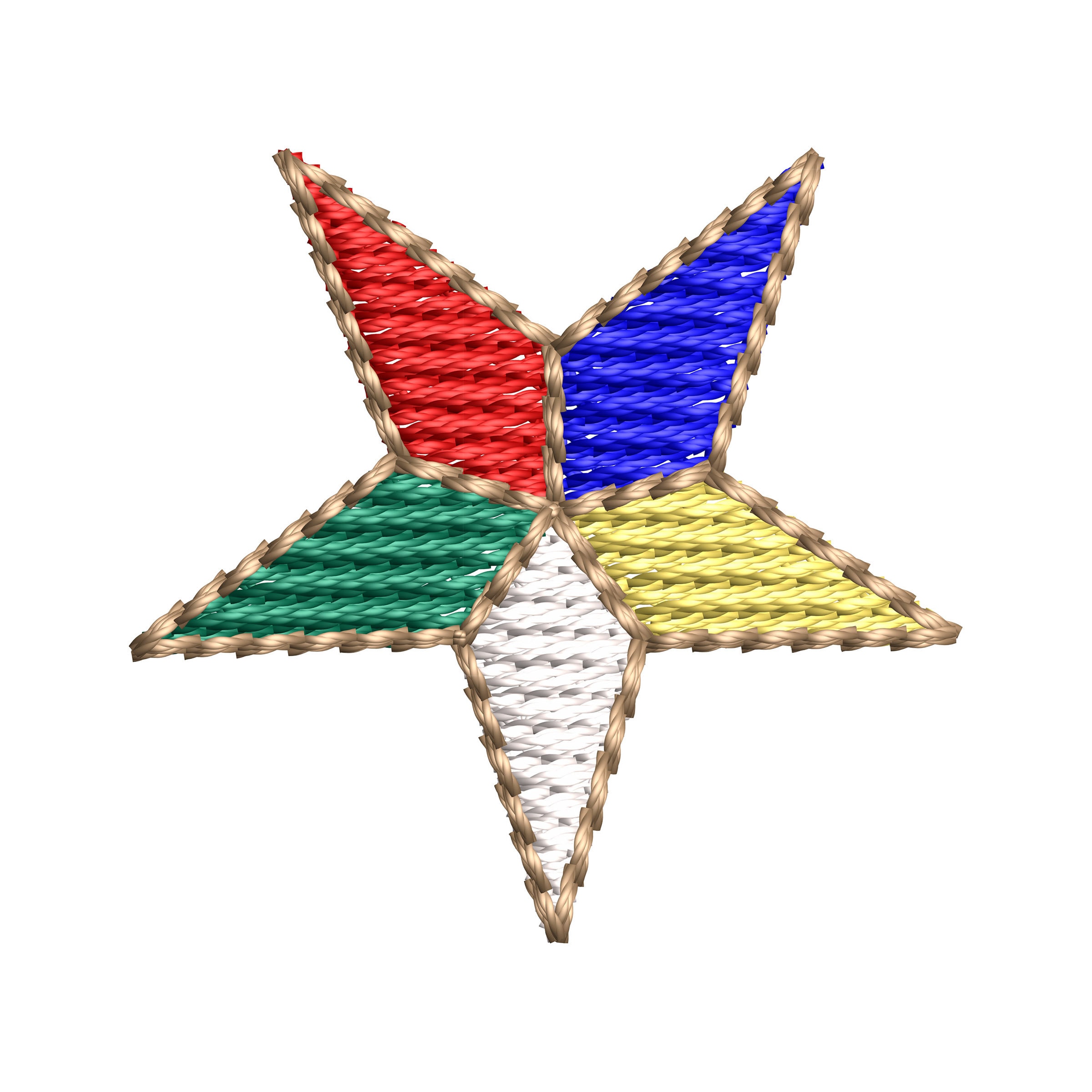 OES Star With OES Colors Tiny Embroidery Design Digital File - Etsy UK