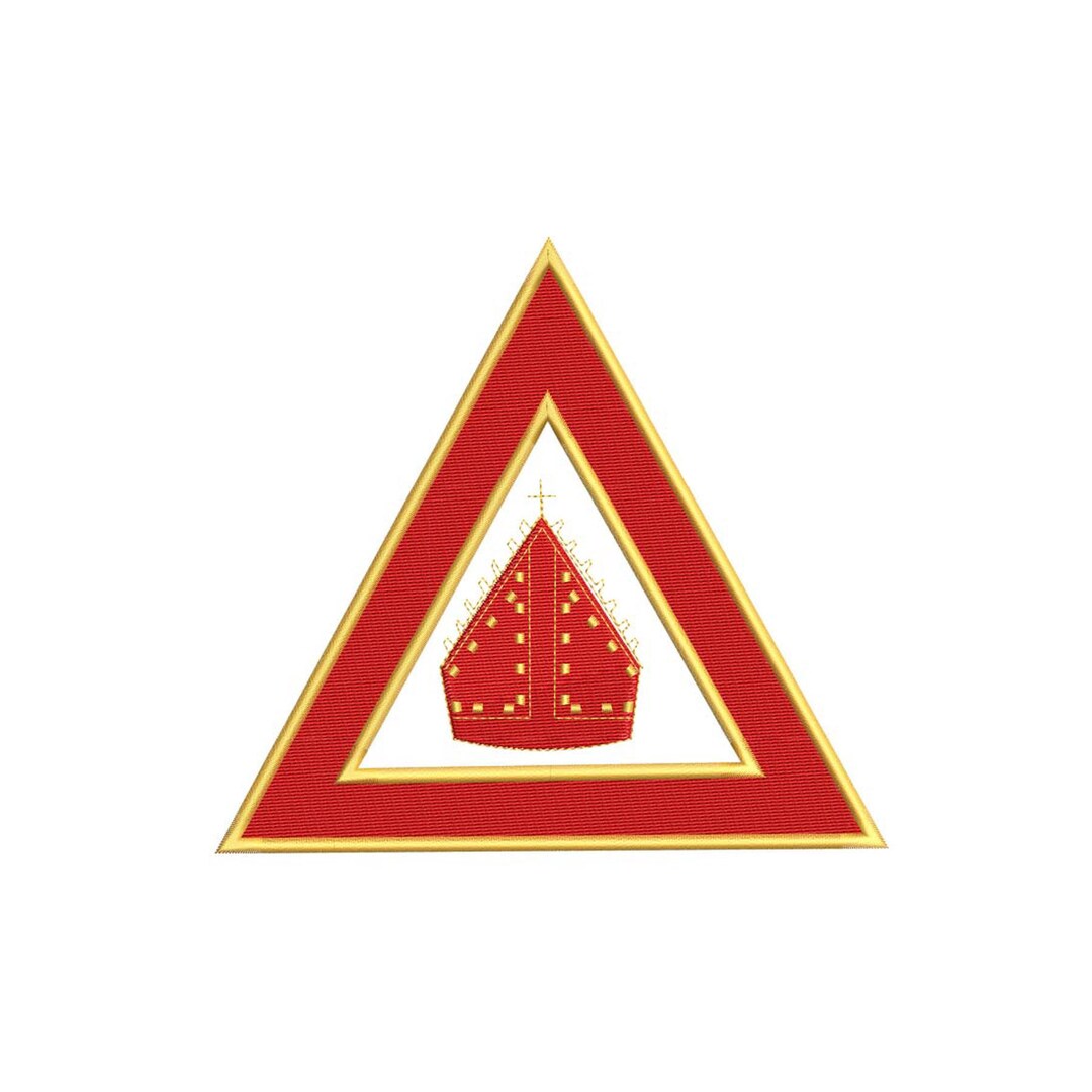 Royal Arch Masons - Excellent High Priest Officer Badge - Embroidery ...