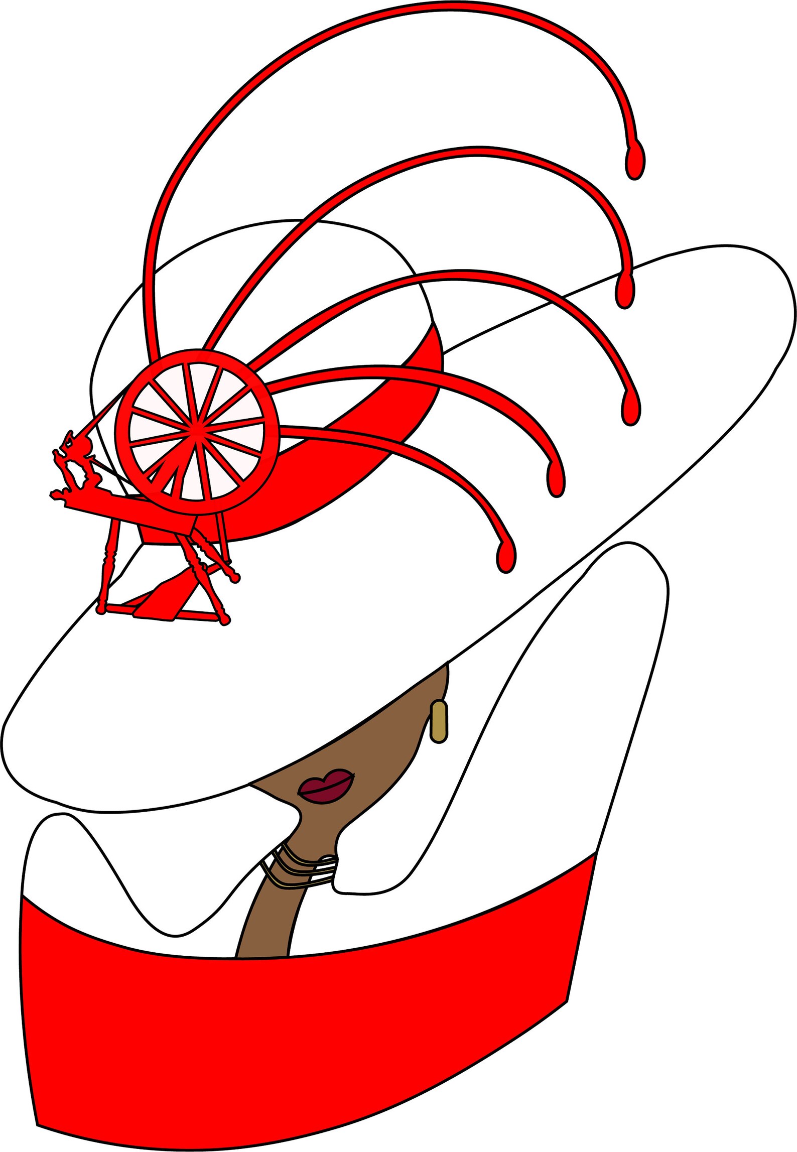 HOJ Ladies in White Silhouette & Cricut Cut Files Jpeg - Etsy