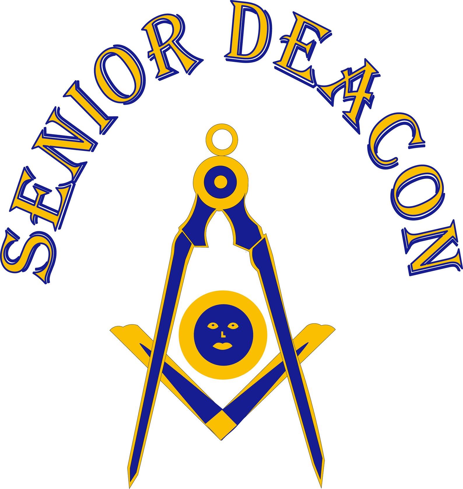 Senior Deacon Badge SVG - Silhouette & Cricut Cut Files - Jpeg, Svg ...