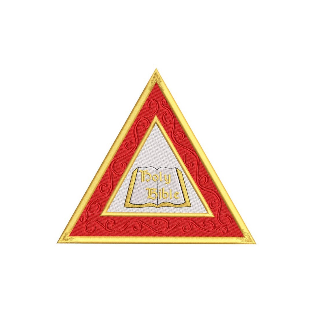 Royal Arch Masons - Chaplain Officer Badge - Elaborate - Embroidery ...