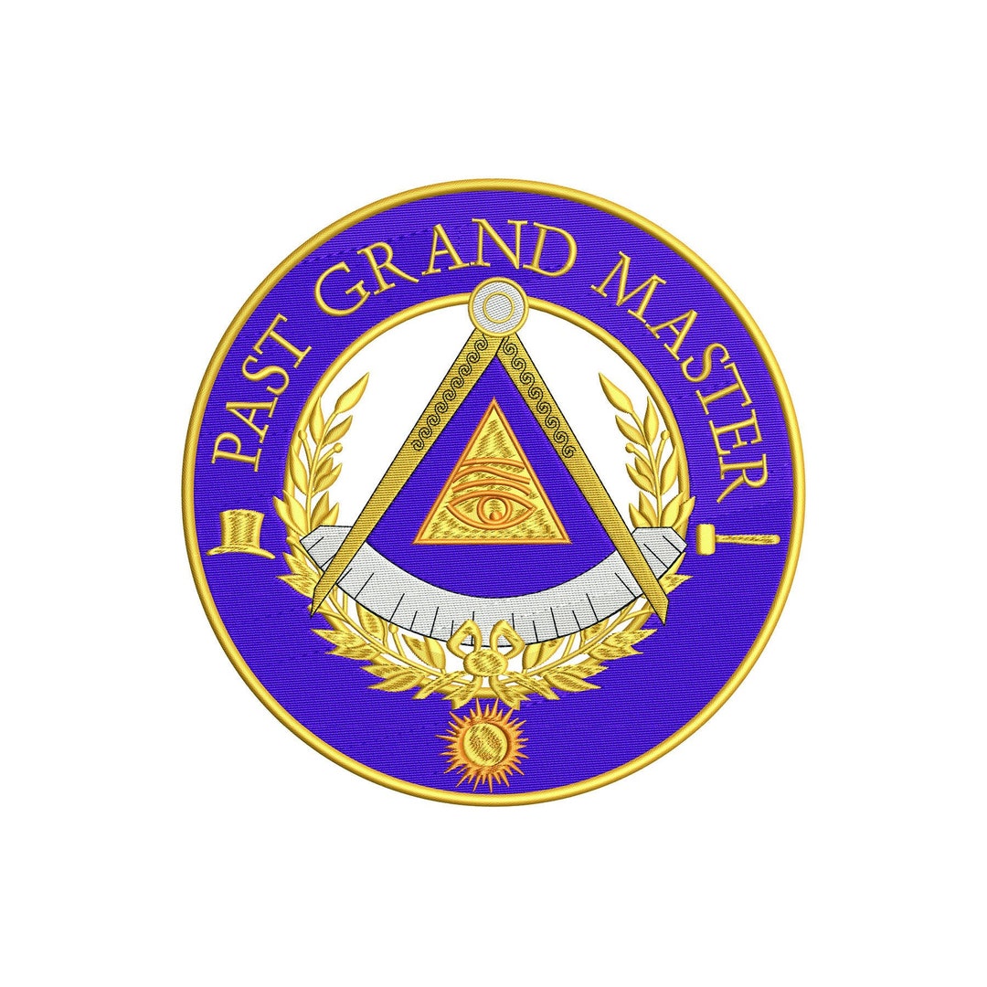 Past Grand Master Emblem- Square and Compasses With the Rocker -digital ...
