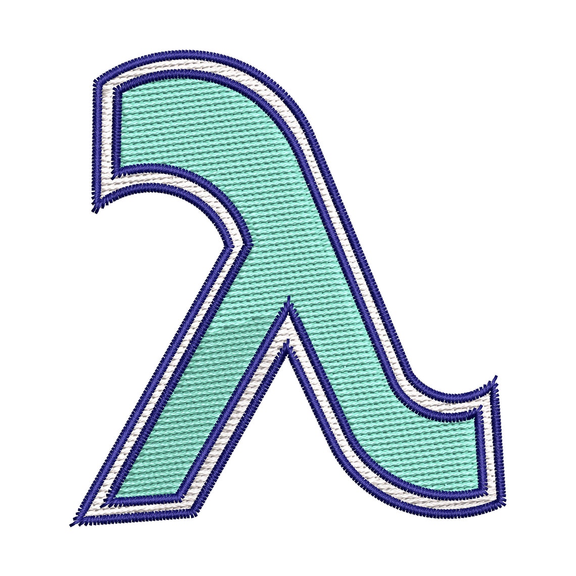 Greek Letters Lambda Digital Machine Embroidery Design | Etsy